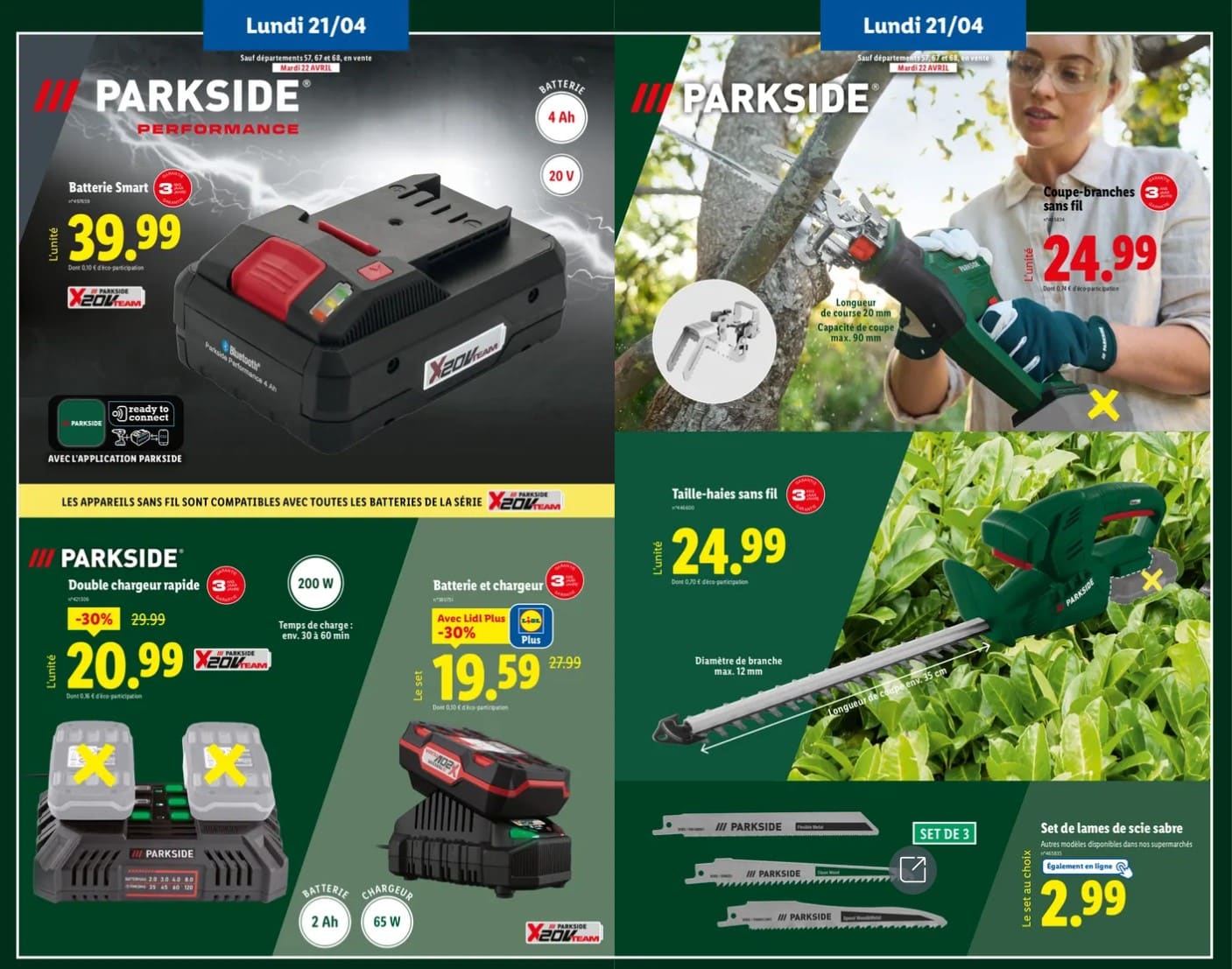 Lidl frappe fort dès lundi avec son arrivage Parkside : de l'outillage ...