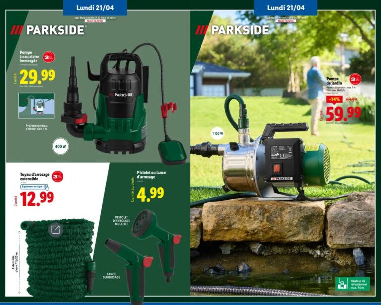 Lidl frappe fort dès lundi avec son arrivage Parkside : de l'outillage ...