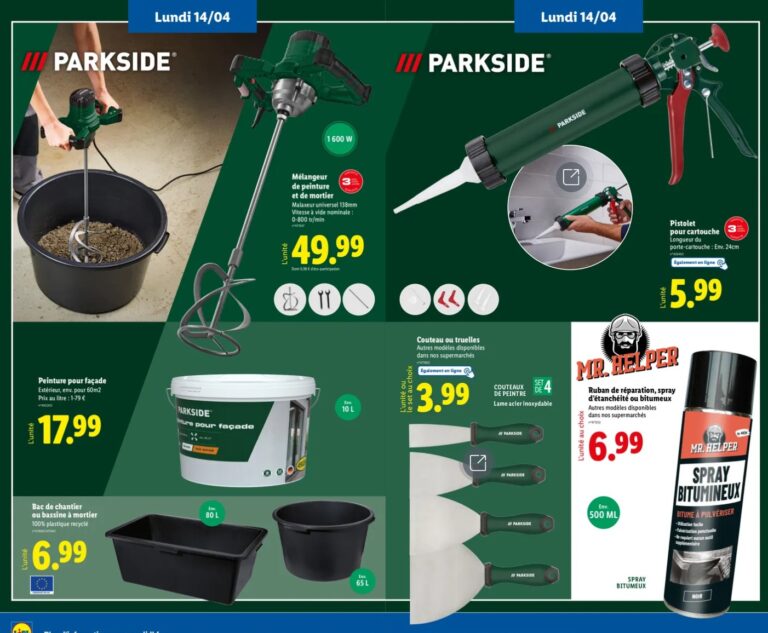 Lidl : l’arrivage Parkside de demain va faire trembler les prix